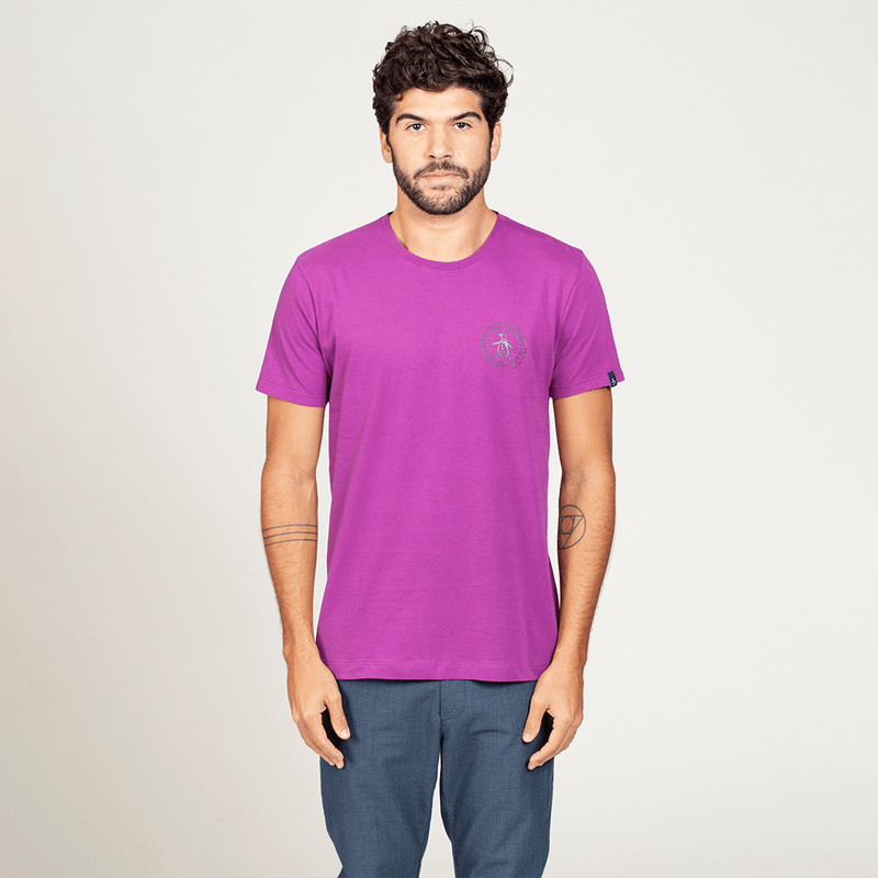 Camiseta Estampada Carimbo Magenta | Original Penguin - Original Penguin®